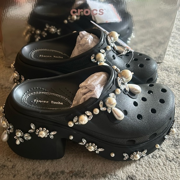 Simone Rocha | Shoes | Simone Rocha X Crocs Womens Siren Spiked Clog ...